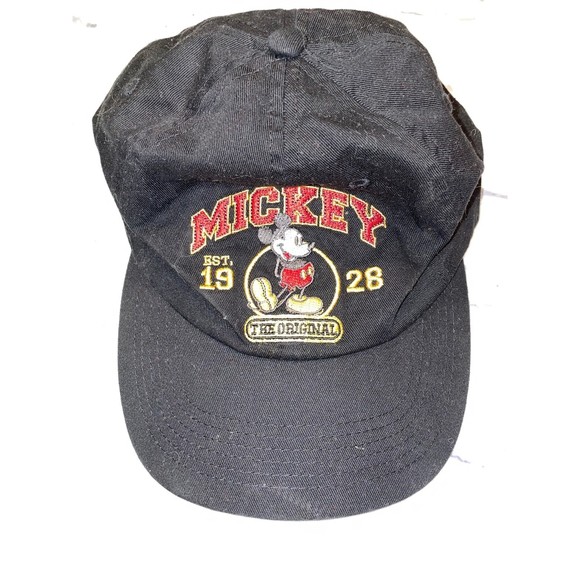 Disney | Accessories | Disney Mickey Mouse Hat Cap Velcro Back | Poshmark